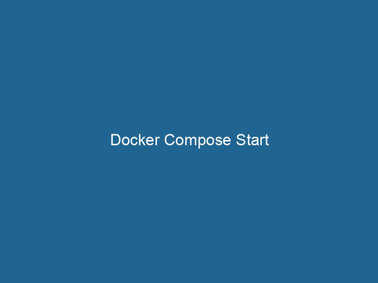 Docker Compose Start Dockerpros