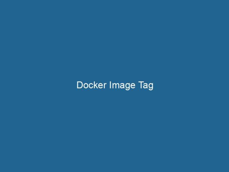 Docker Image Tag | Dockerpros