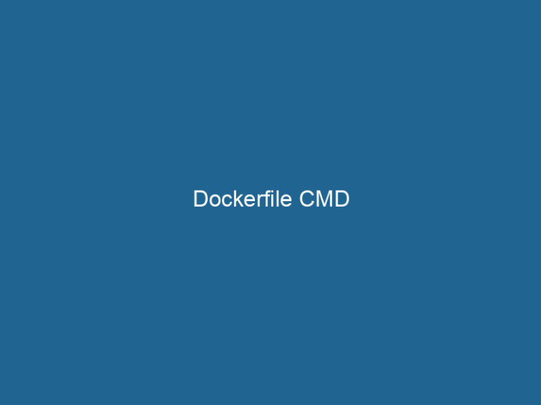 Dockerfile CMD | Dockerpros Dockerfile CMD | Dockerpros
