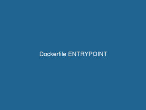 Dockerfile ENTRYPOINT | Dockerpros