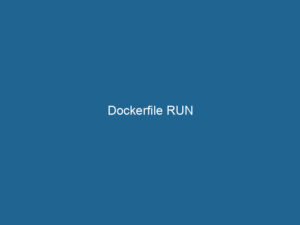 Dockerfile RUN | Dockerpros