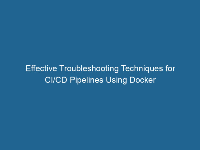 Master Docker CI/CD Troubleshooting | Dockerpros
