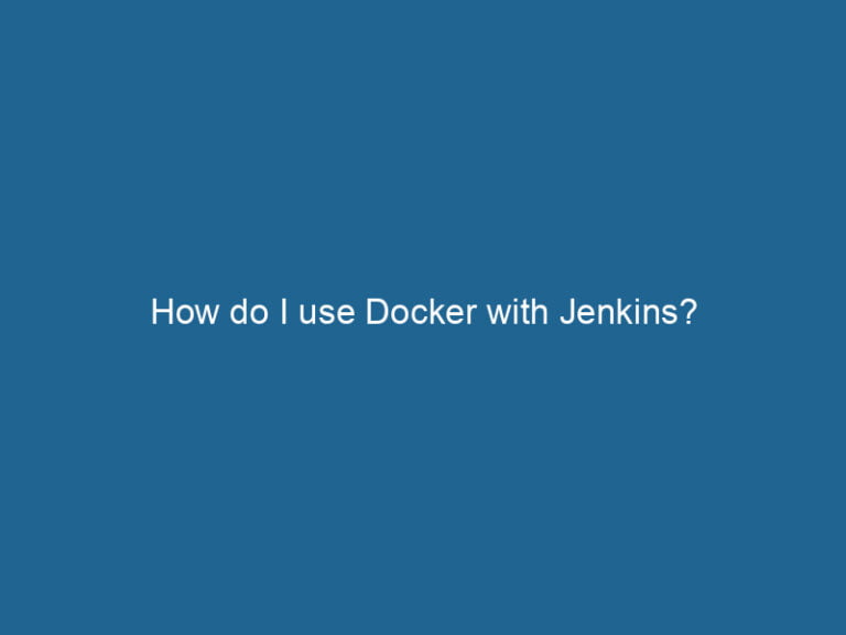How do I use Docker with Jenkins? | Dockerpros